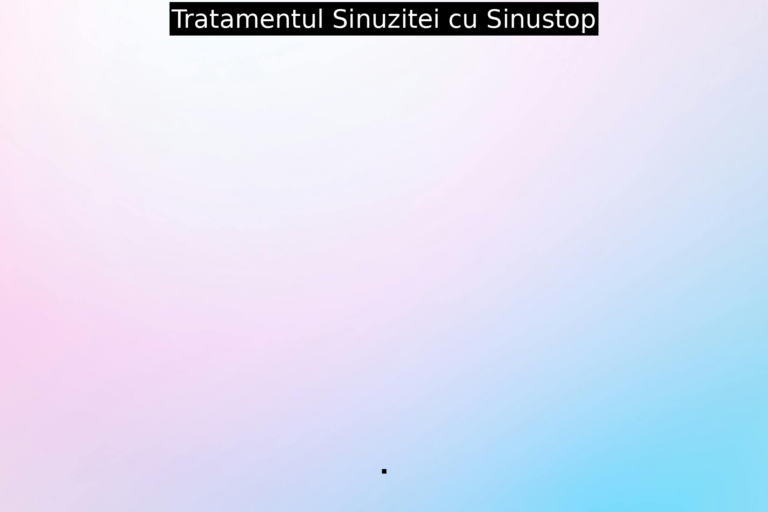 Tratamentul Sinuzitei cu Sinustop - Medicina Sportiva