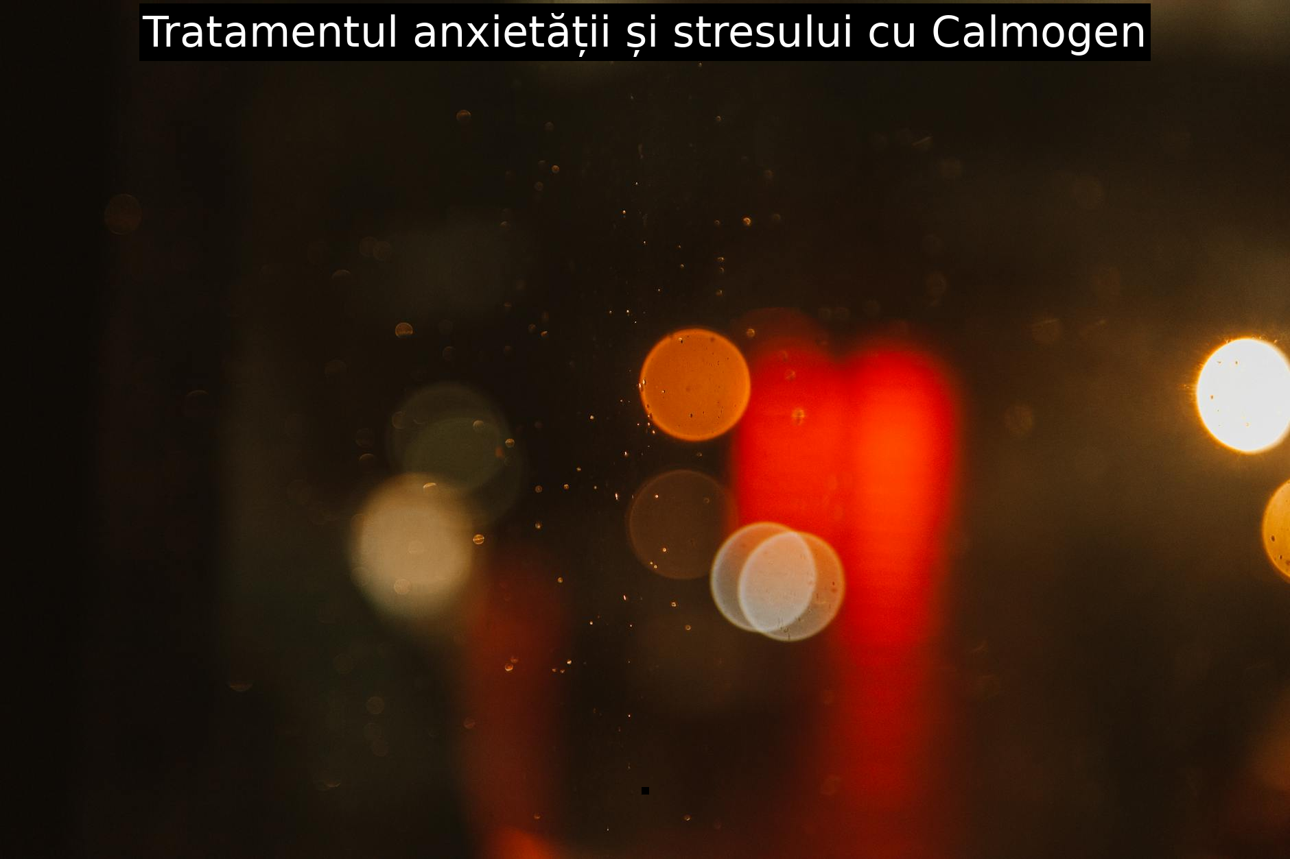 Tratamentul anxietății și stresului cu Calmogen - Medicina Sportiva